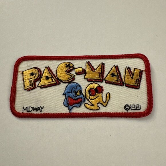 Other | Vintage Pacman Ghosts Embroidered Patch K1 | Poshmark